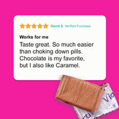 Calcium Chews + Vitamin D Supplement, Chocolate | Viactiv