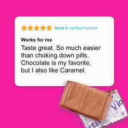 Calcium Chews + Vitamin D Supplement, Chocolate | Viactiv